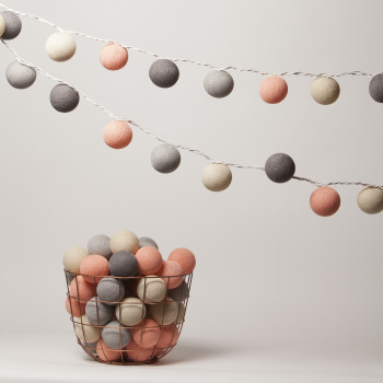 Fairy lights factory cotton ball lights