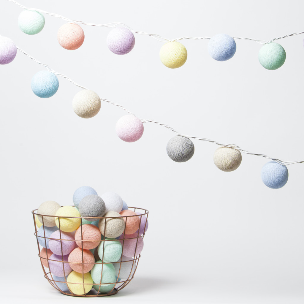 Fairy lights factory cotton ball lights